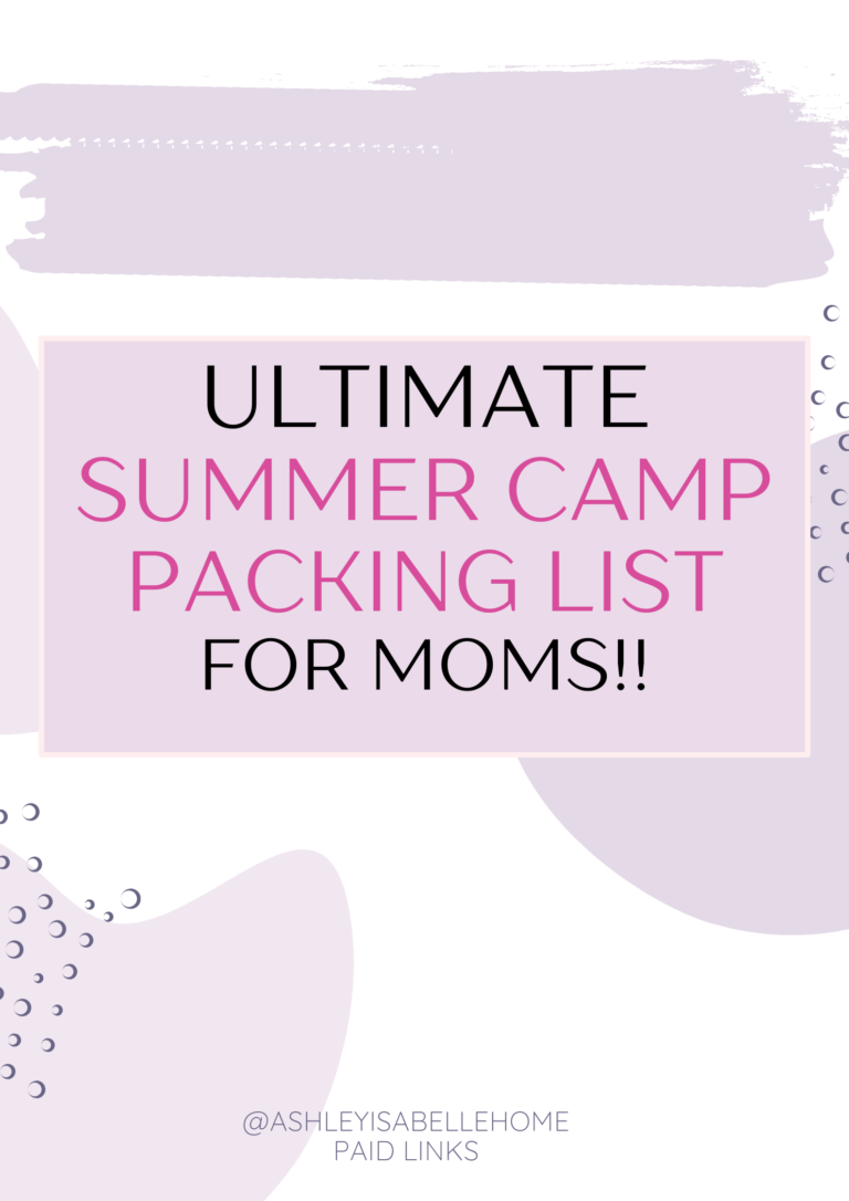 Summer Camp Packing List for Moms